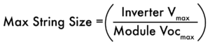 How to Calculate PV String Size — Mayfield Renewables